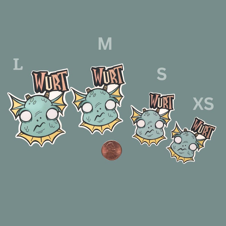 Don’t Starve Together Stickers Set | Wurt | DST Waterproof Vinyl for ...
