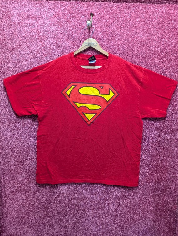 Super Boss Vintage Y2K Superman Comic T-Shirt - Gem