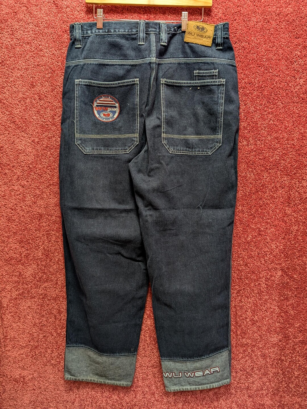 Friggin' Cool Vintage 90's Wu Wear Baggy Jeans Size 36 - Etsy