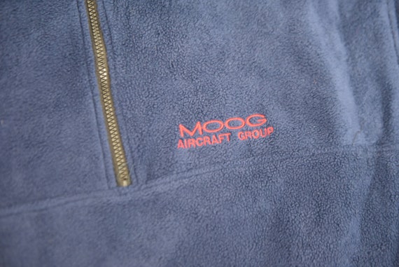 Insane Vintage 90's MOOG Aircraft Group Fleece Sweater - Gem