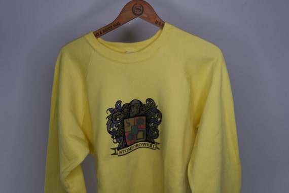 Friggin' Cool Vintage 90's Stomporowski Crest Sweatsh… - Gem