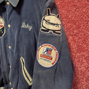 Ultimate Boss Vintage 90's Varsity Coach Letterman Jacket - Etsy