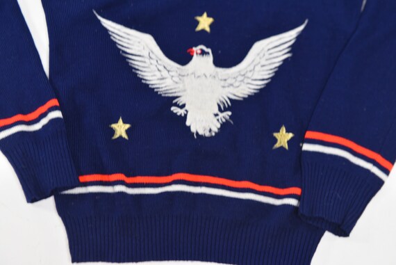 Ultimate American Vintage 70's Liberty Eagle Knit Swe… - Gem
