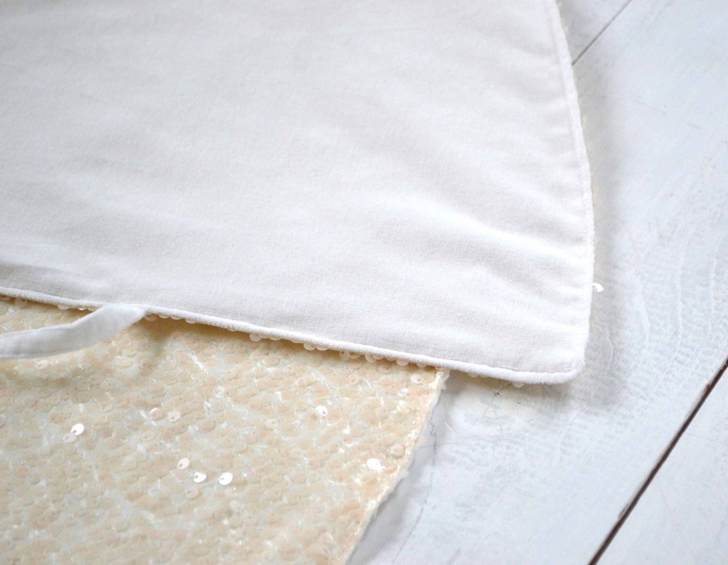 Christmas Tree Skirt, Ivory Tree Skirt, Neutral Tree Skirt, 52" Tree ...