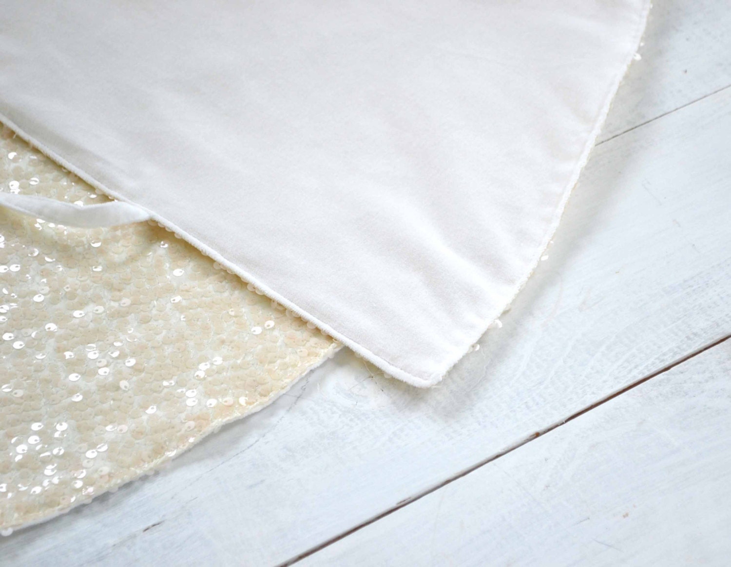 Christmas Tree Skirt, Ivory Tree Skirt, Neutral Tree Skirt, 52" Tree ...
