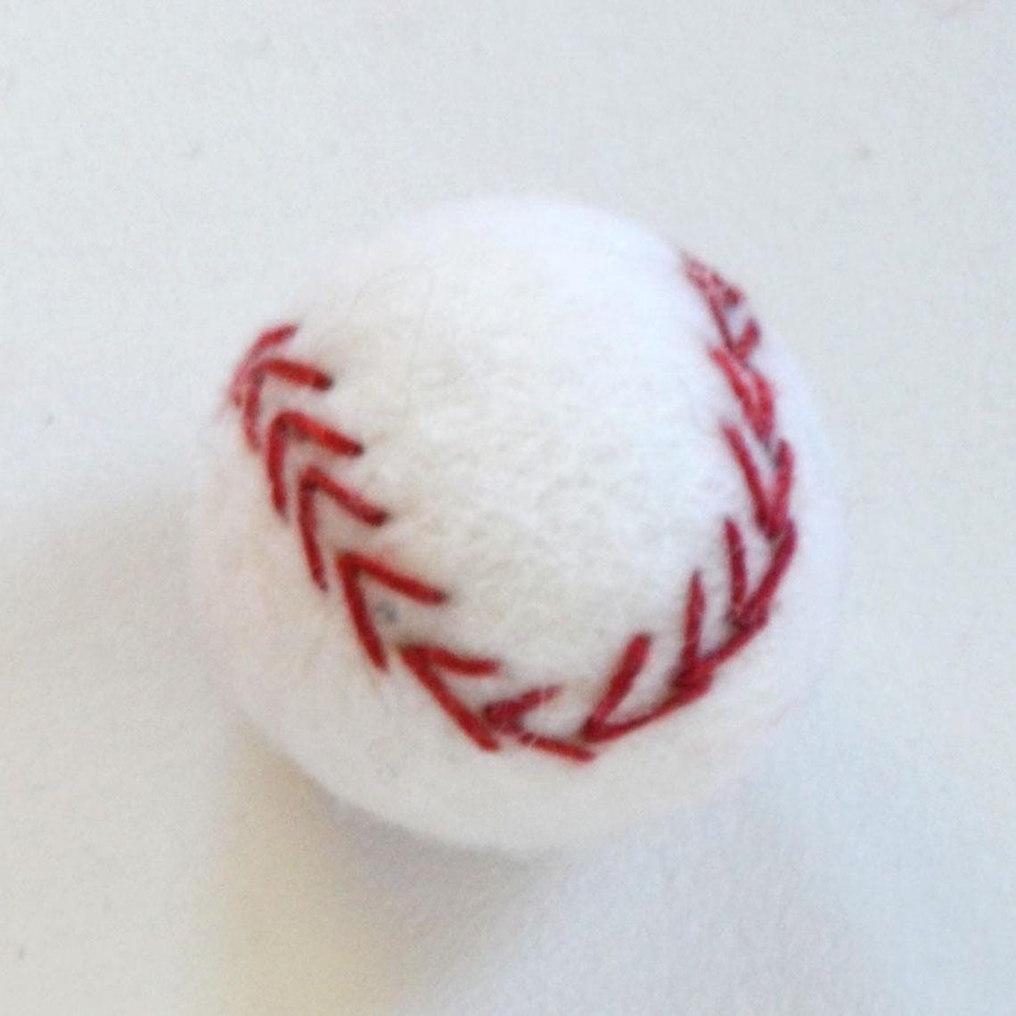 Felt Baseball | Wool Felt Baseball | Baseball for DIY | Baseball Decor ...