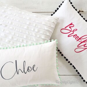 Personalized Pillow Cover Decorative Pillow Name Pillow - Etsy