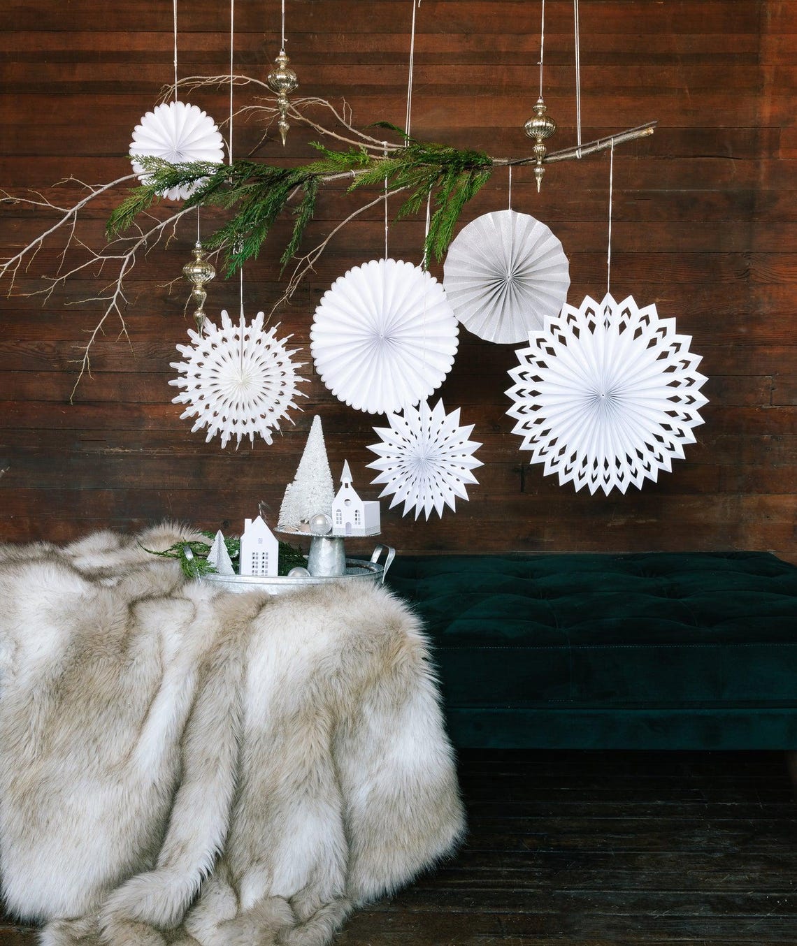 White Paper Party Fans | Party Decor | Birthday Party Decor | Party ...