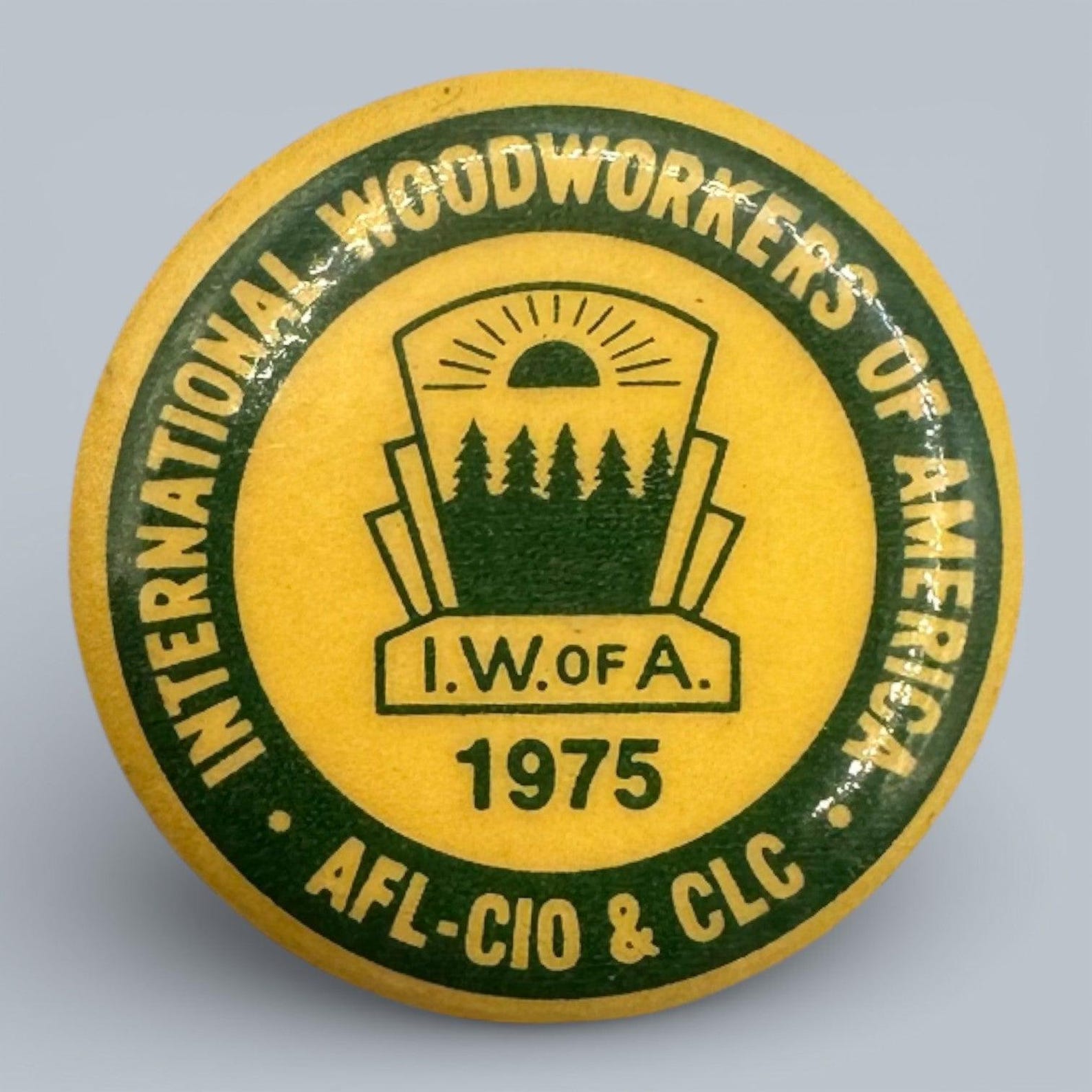 Vintage IWA of A Labour Union Pinback Buttons Collection 1975 - 1986 - Etsy