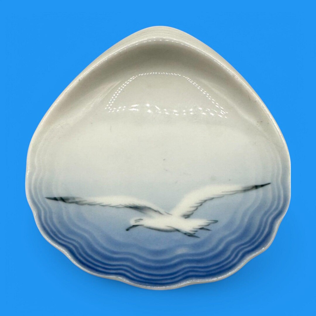 Vintage Seagull Oyster Shell Dish - Bing & Grondahl, Denmark Danish - Etsy