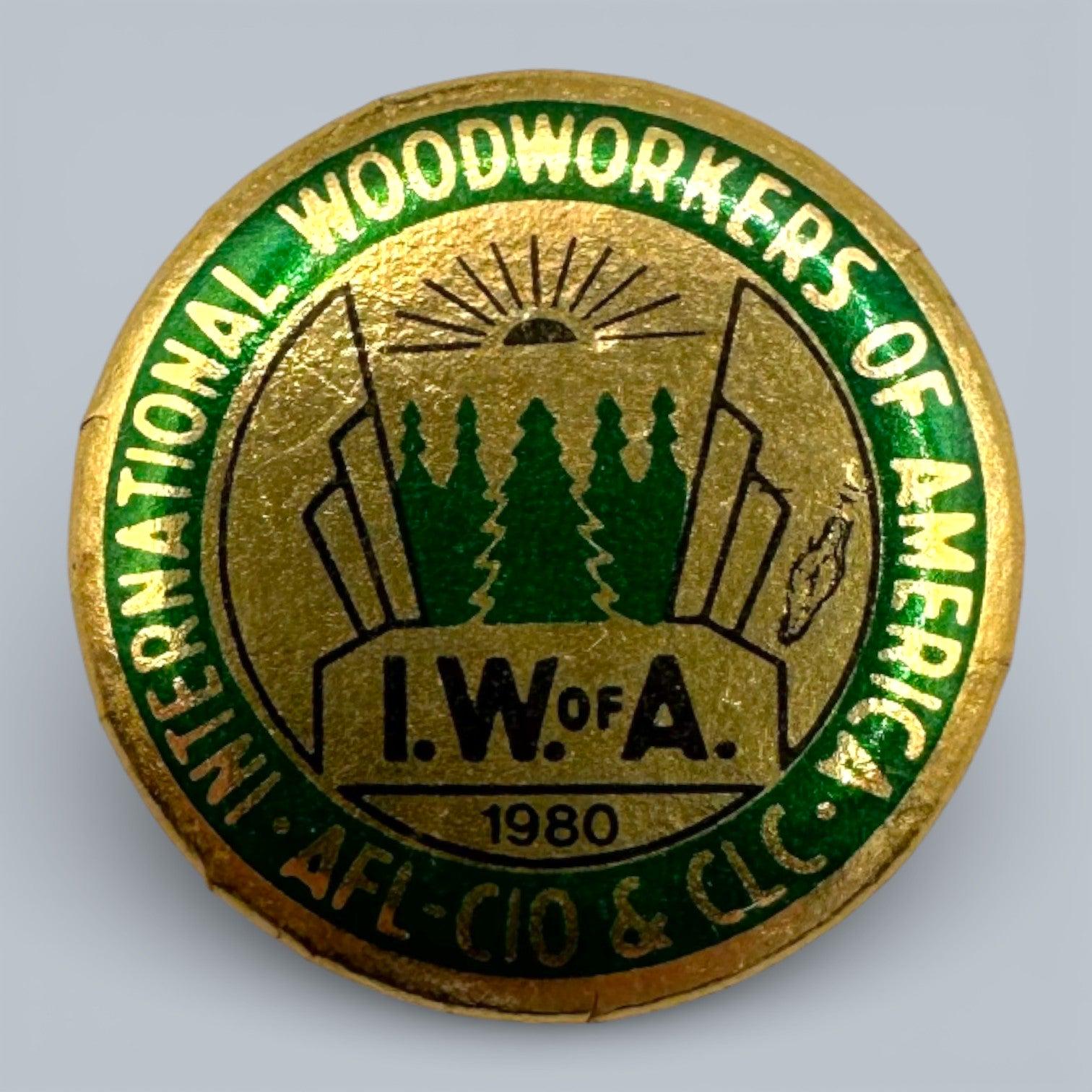 Vintage IWA of A Labour Union Pinback Buttons Collection 1975 - 1986 - Etsy