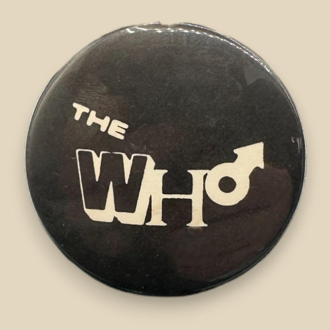 Vintage the Who Rock Band Pin – Classic Pinback Badge - Etsy