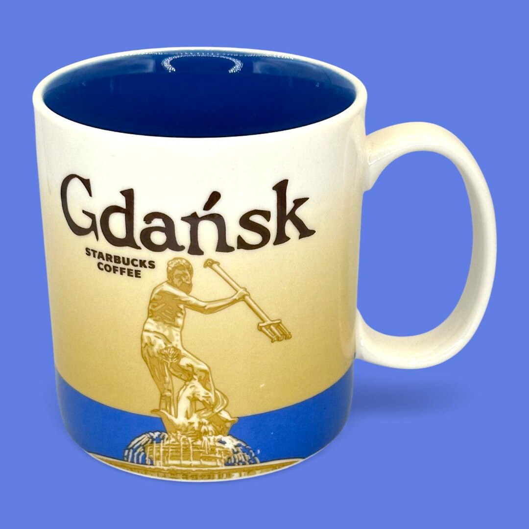 Vintage Starbucks Gdansk Global Icon Series Replacement Mug - Etsy