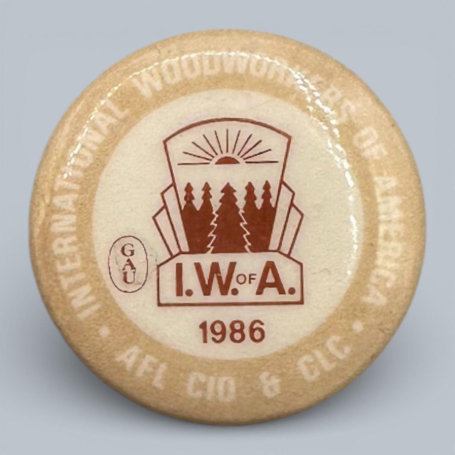 Vintage IWA of A Labour Union Pinback Buttons Collection 1975 - 1986 - Etsy