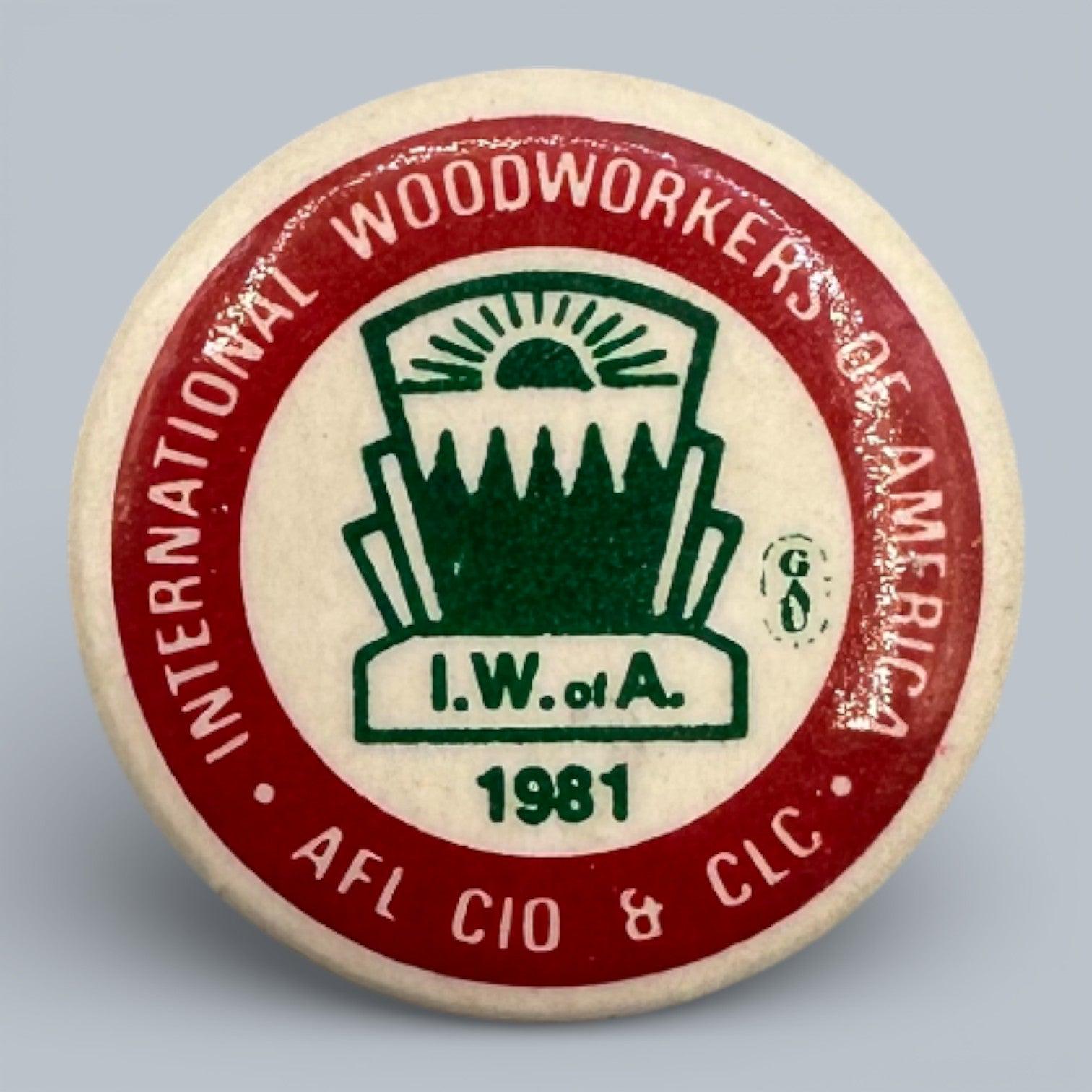 Vintage IWA of A Labour Union Pinback Buttons Collection 1975 - 1986 - Etsy