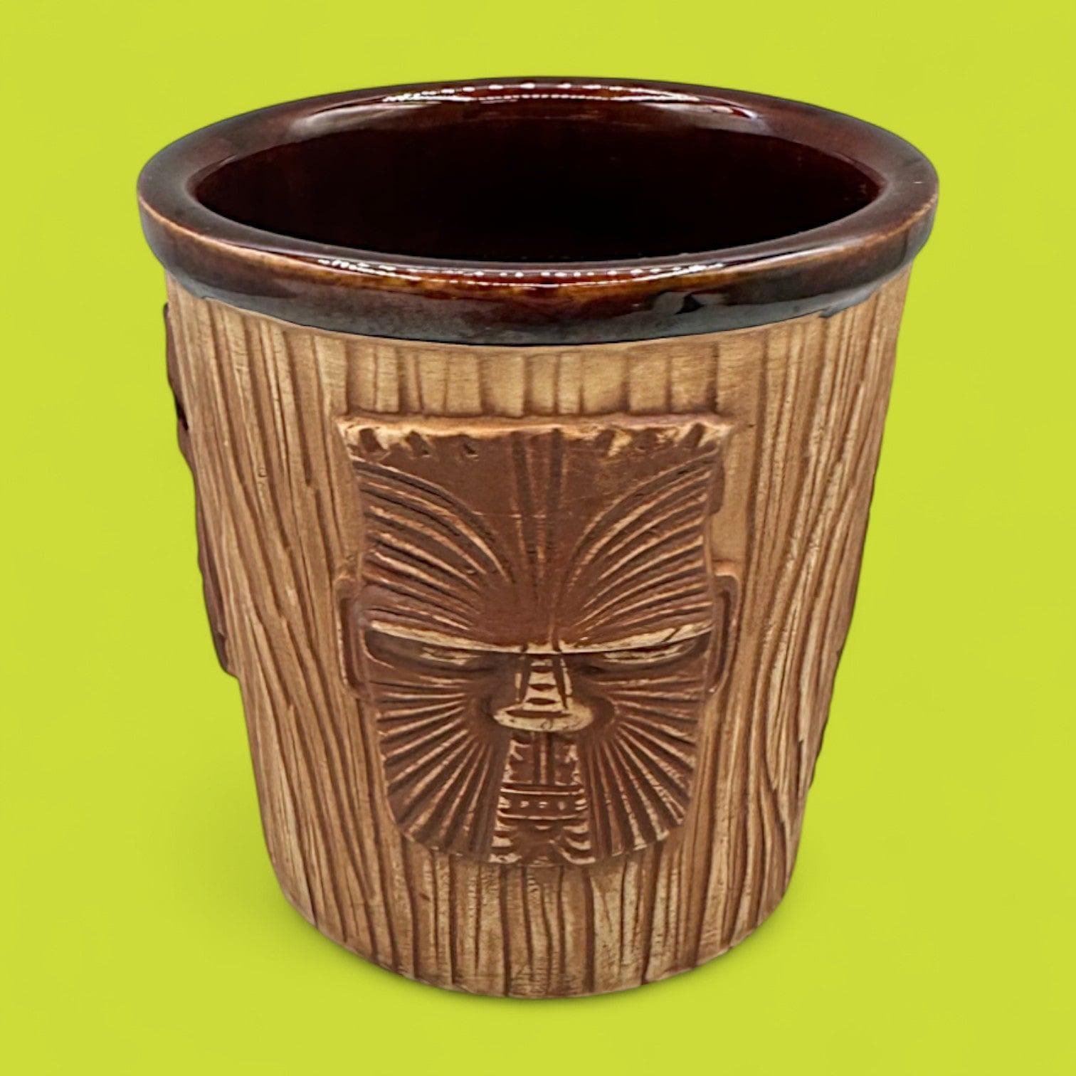 Vintage Tiki Planter Pot – Hawaiian Theme Ceramic by Contempo Japan - Etsy