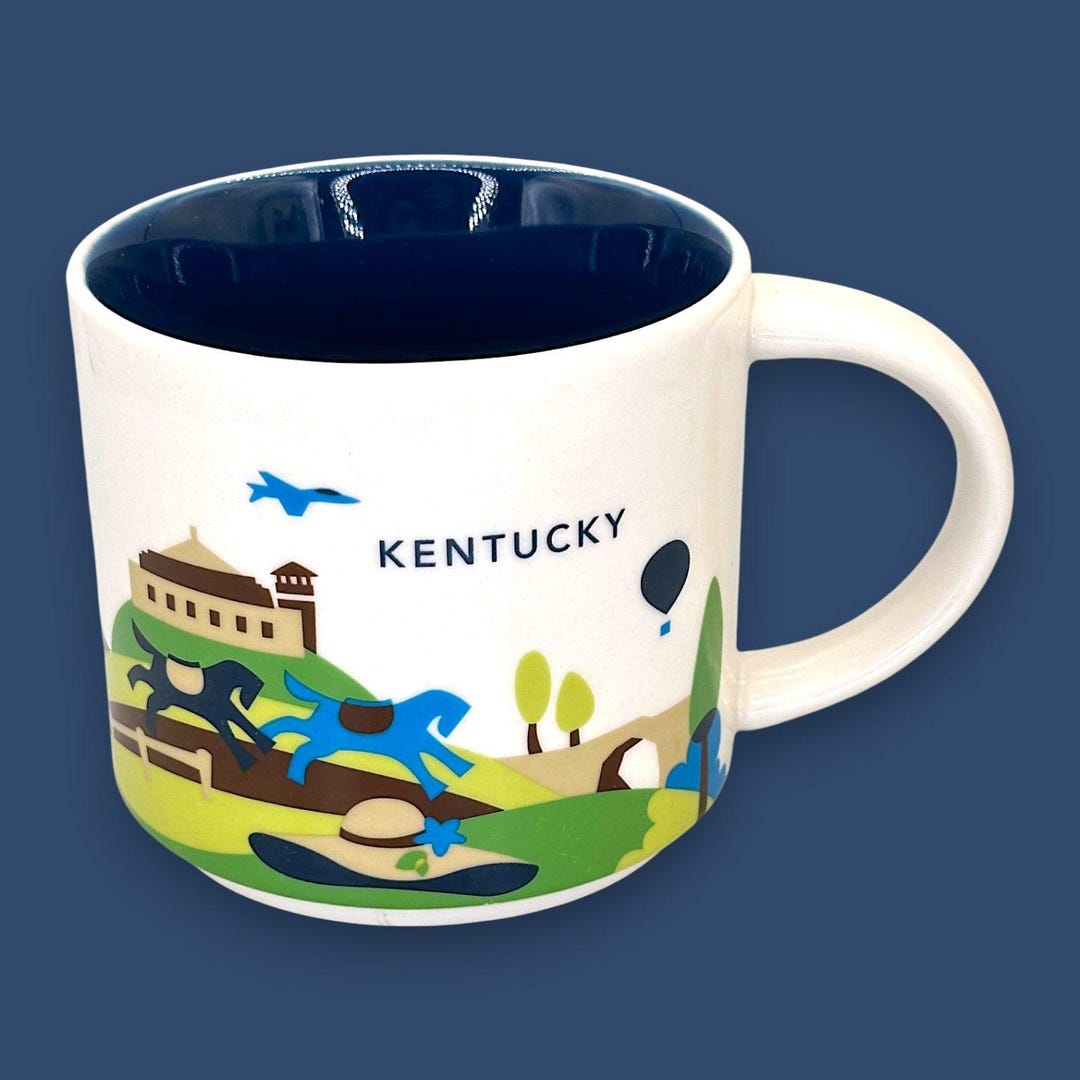 Starbucks Kentucky You Are Here Collection Replacement Mug - Etsy
