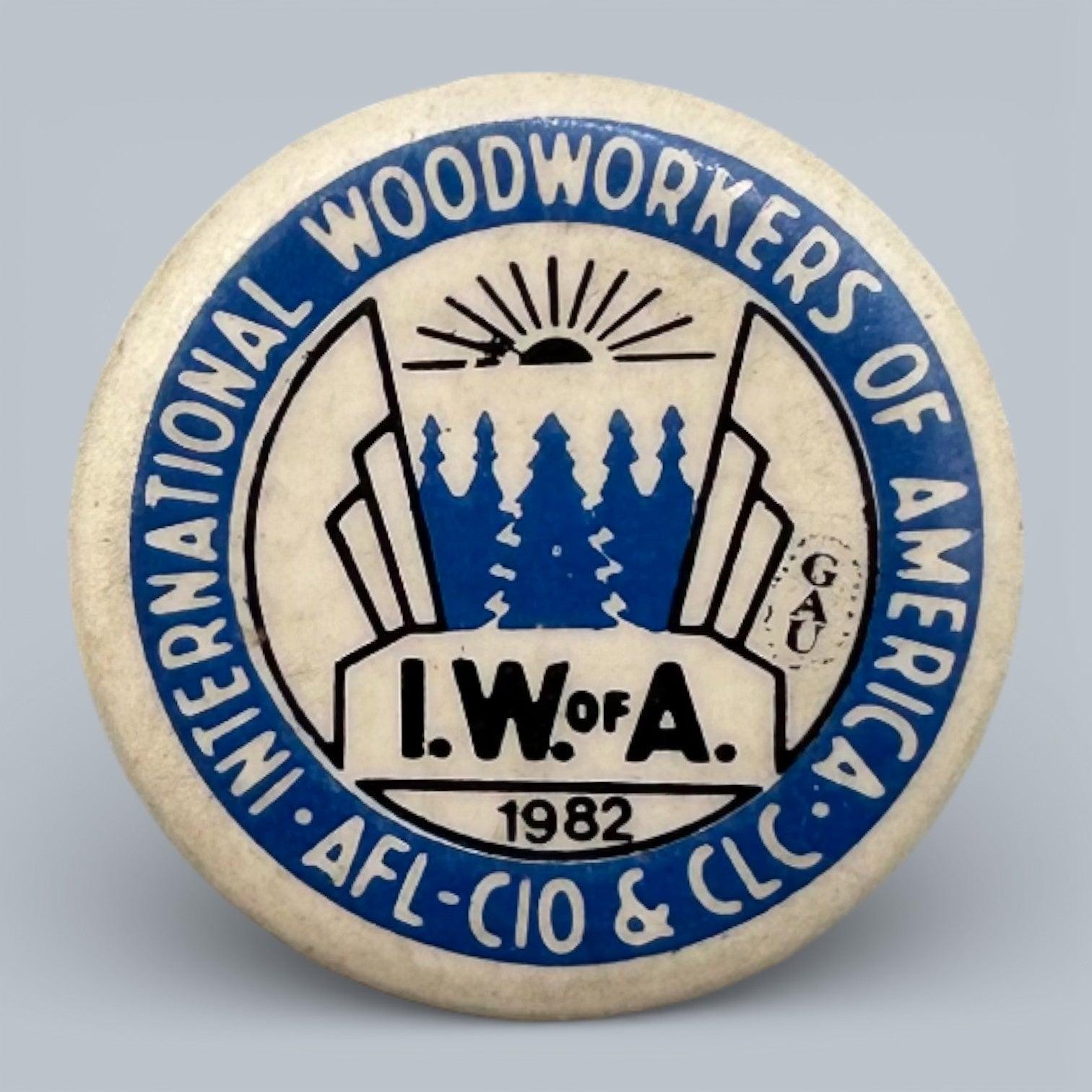 Vintage IWA of A Labour Union Pinback Buttons Collection 1975 - 1986 - Etsy