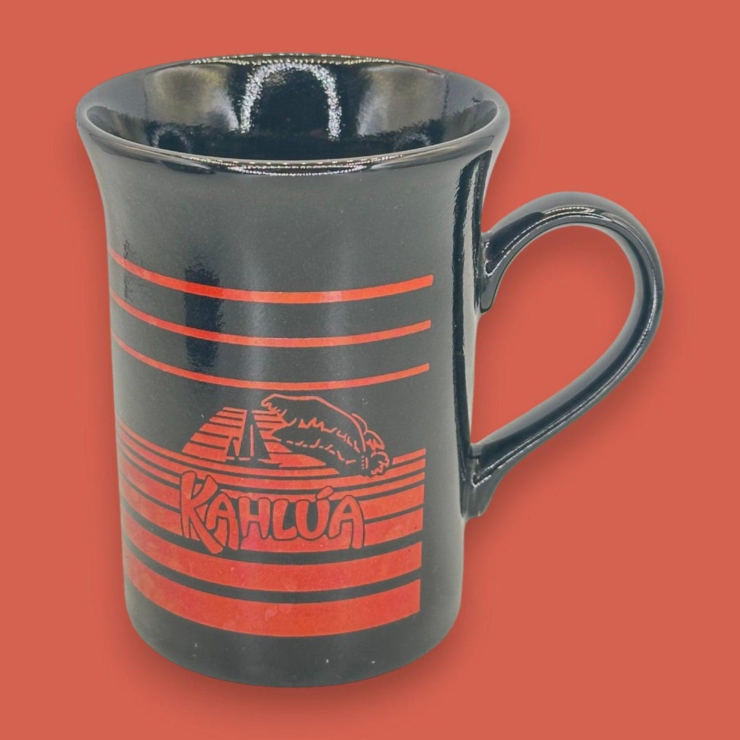 Vintage Kahlúa Black Ceramic Bear Logo Coffee Mug 12 Oz - Etsy UK