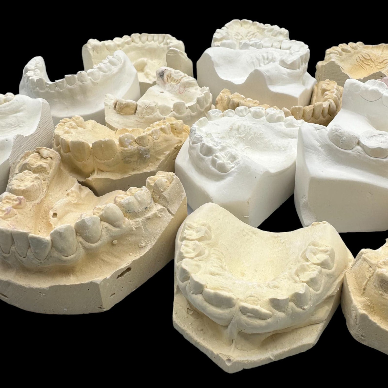 Vintage Plaster Dental Mold - Teeth Tooth Mold - Creepy Oddity - Dental ...