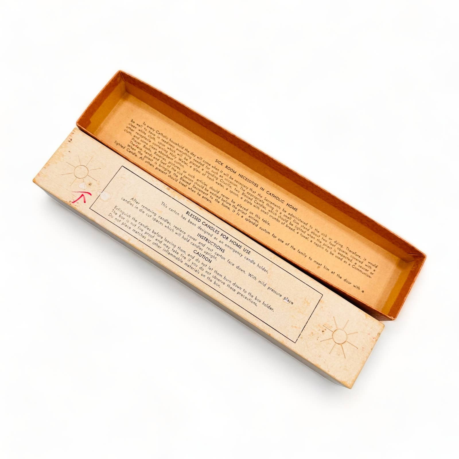 Catholic Church Blessed Candles, Vintage, Embrace Divine, Illuminate ...