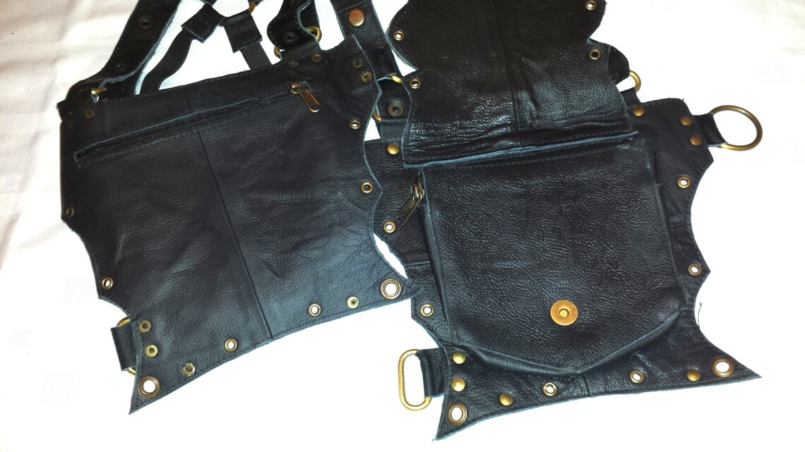 Leather Utility Holster Black or Brown Shoulder Crossback - Etsy