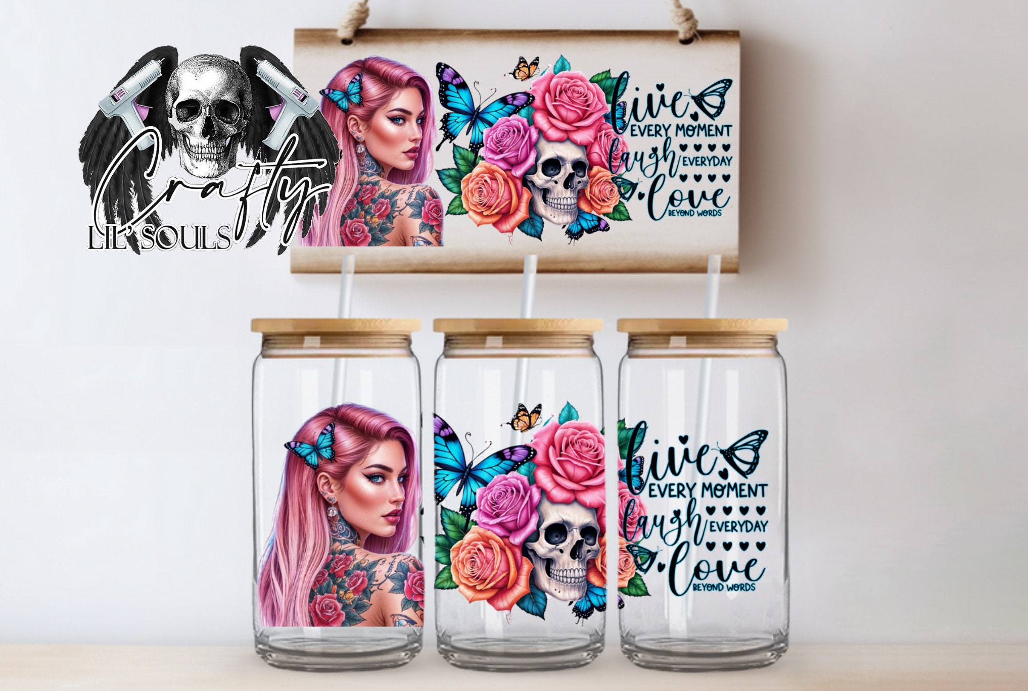 16oz Beer Can Wrap, Sublimation Design Templates, 16oz Png Digital ...