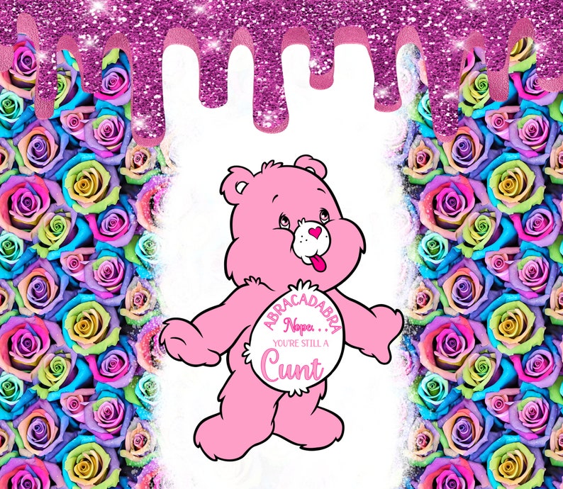 Swear Bears 5 Designs 20oz Sublimation Tumbler Design PNG Instant ...