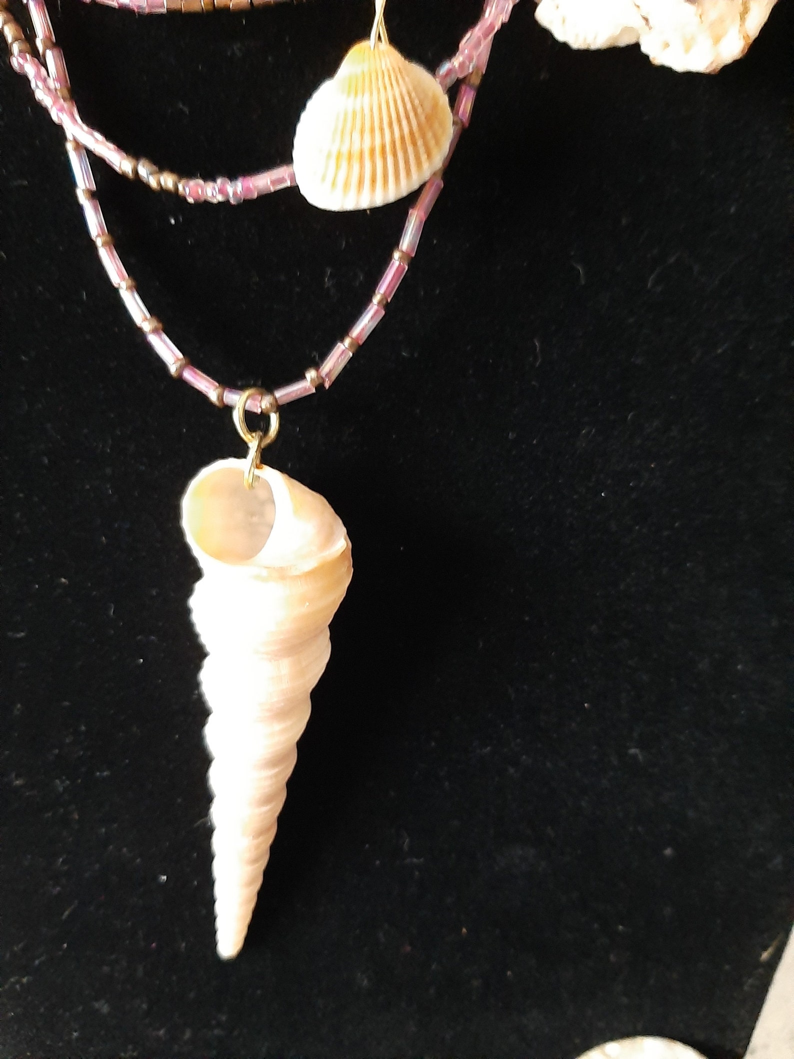 Multi Strand Sea Shell Necklace - Etsy