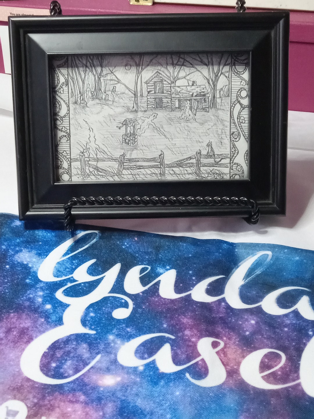 Pen & Ink Drawing of Ghosts Haunting Picture - Etsy