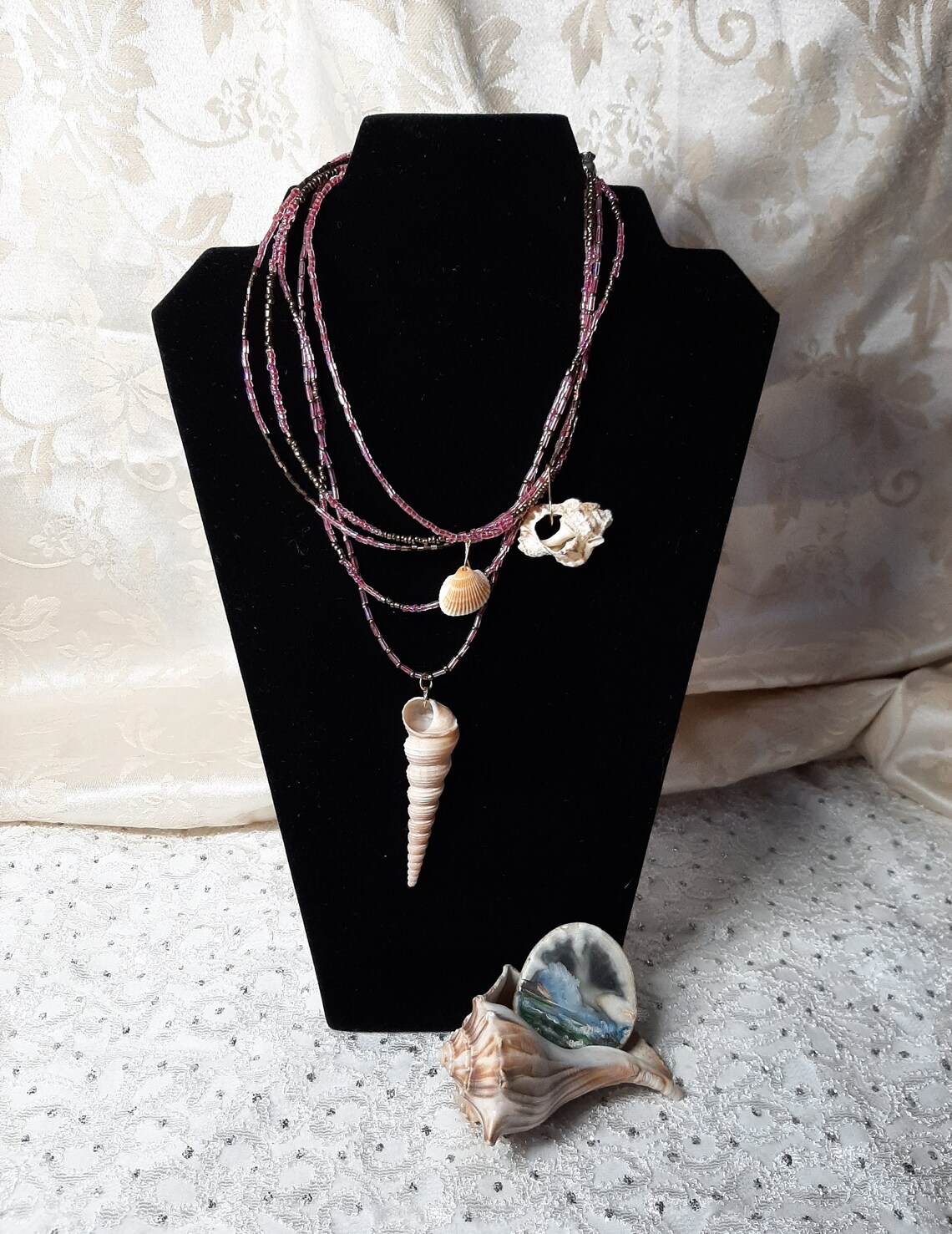 Multi Strand Sea Shell Necklace - Etsy