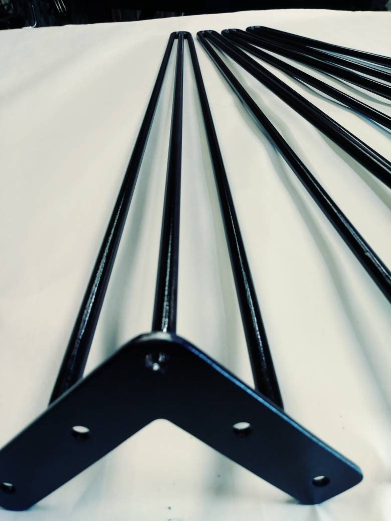 30 x 1/2 x 3-rod Hairpin legshairpin table | Etsy