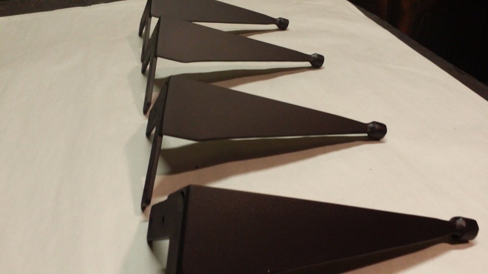 Tapered angle Iron Legsindustrial Tableloft - Etsy