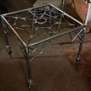 Spider Web,end Table,halloween, Coffee Table, Goth, Gothic Furniture ...