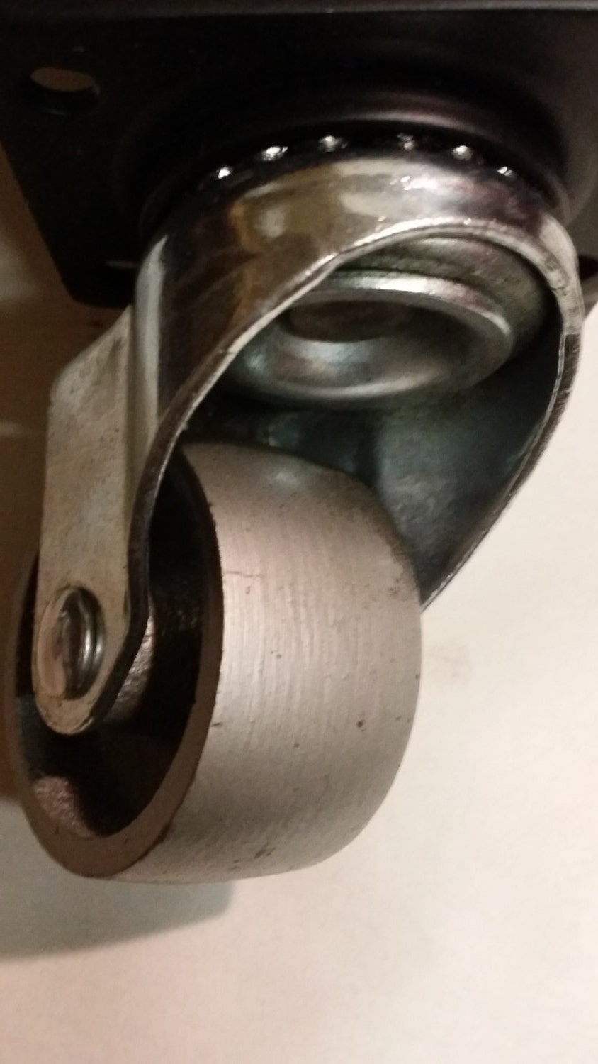 16angle Ironswivel Castersindustrial Table Legsmetal | Etsy