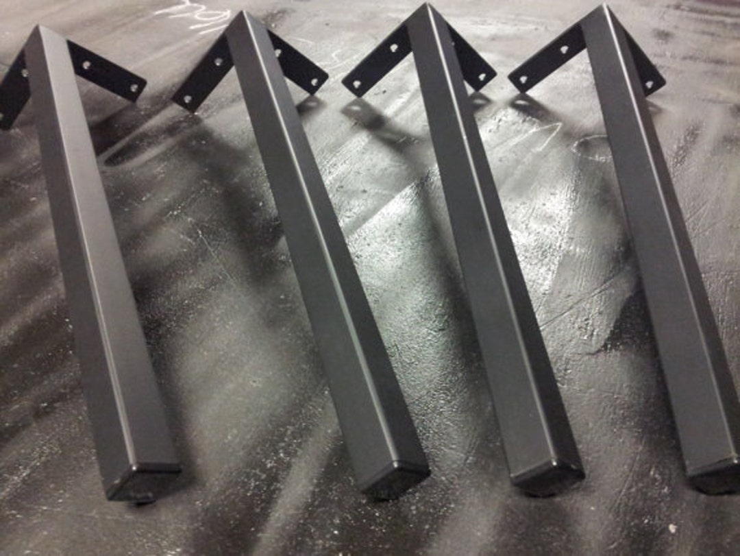 18" Square Modern Legs,table Legs,hairpin Legs,set of 4,metal Table ...