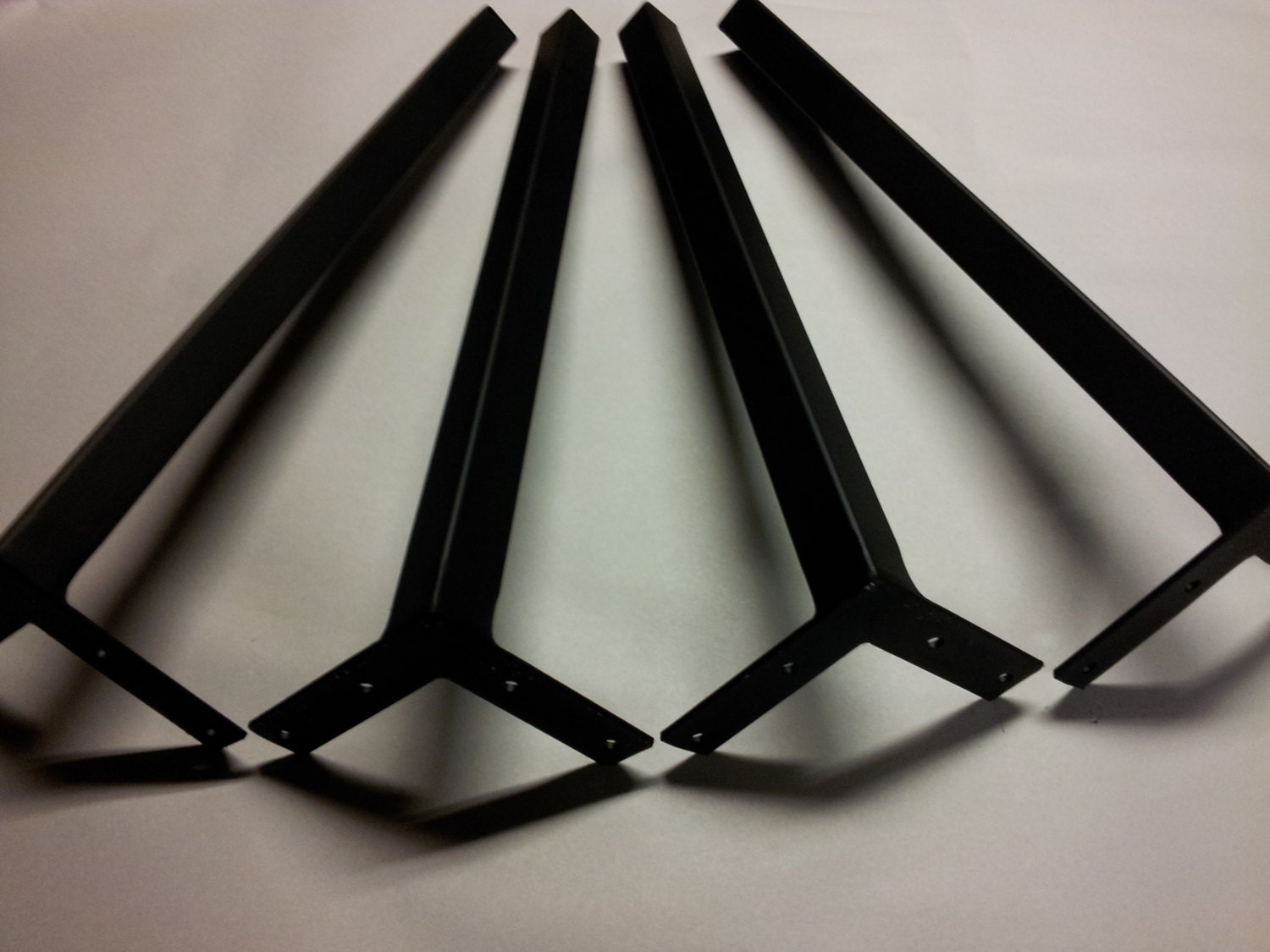 Modern Iron Table Leg coffee table leg4 pc. sethairpin - Etsy Nederland