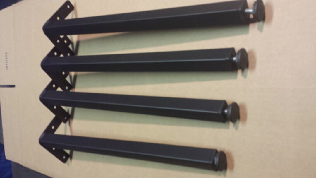 40" Tall Adjustable Feet to 41", Bar Legs, Modern Table Legs,metal ...