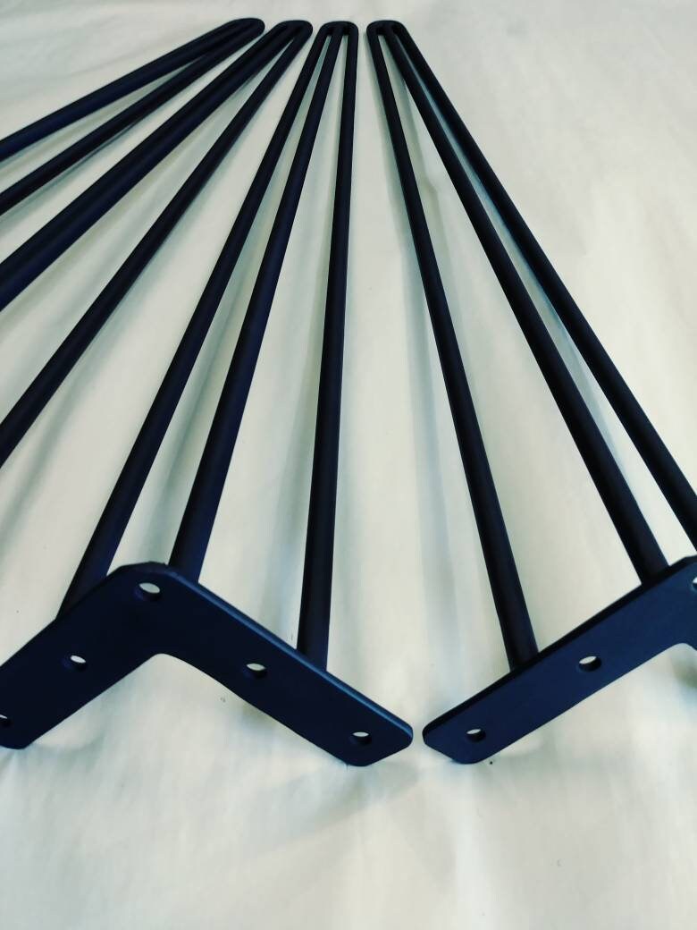 30 x 1/2 x 3-rod Hairpin legshairpin table | Etsy