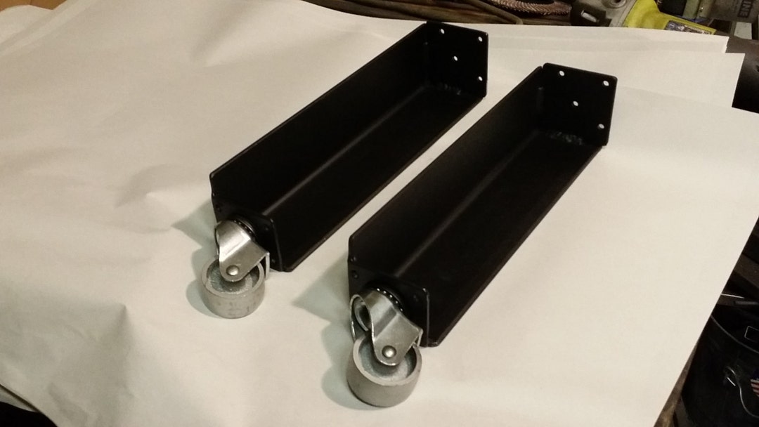 16,angle Iron,swivel Casters,industrial Table Legs,metal Legs,mid ...