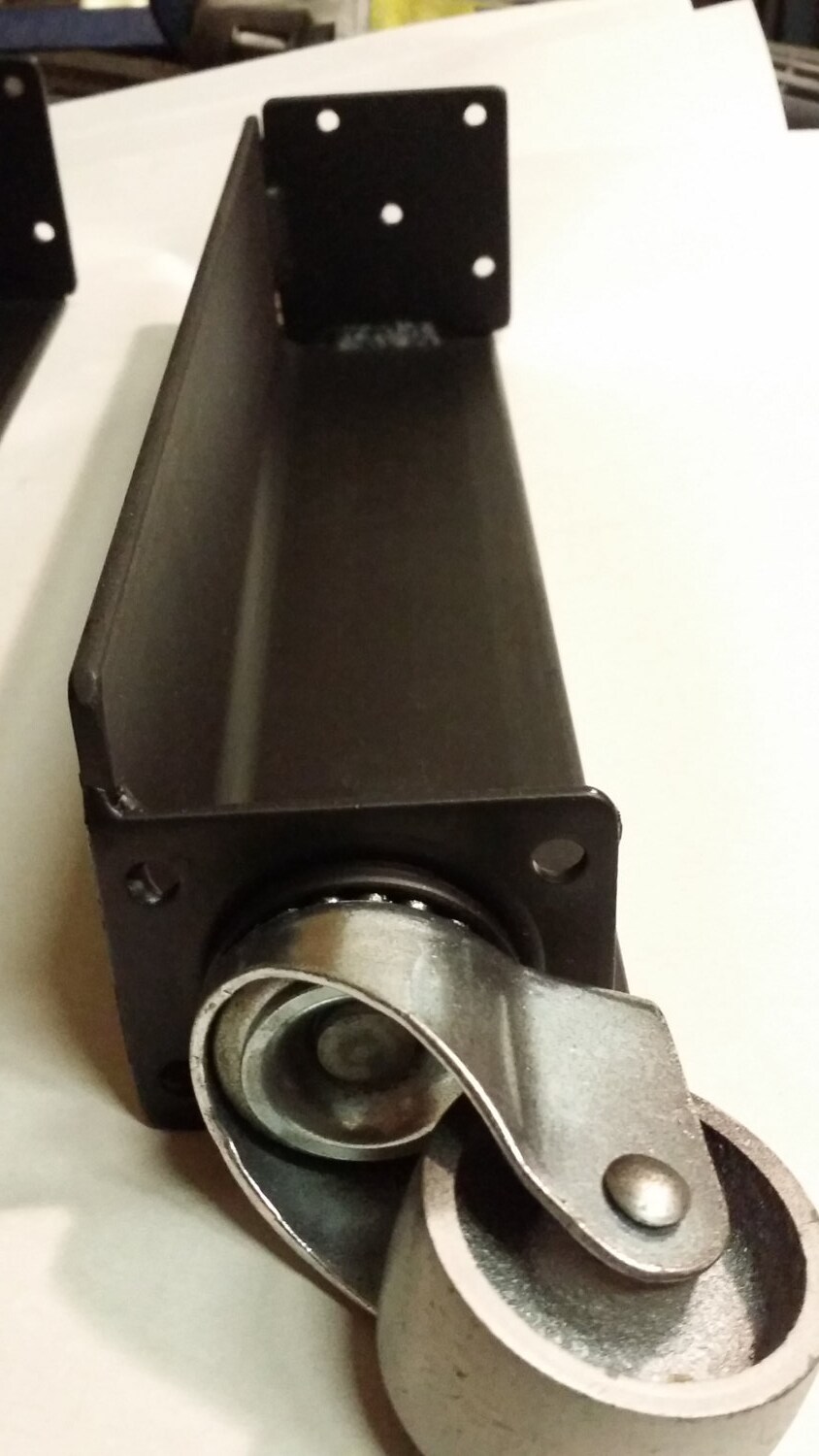 16angle Ironswivel Castersindustrial Table Legsmetal | Etsy