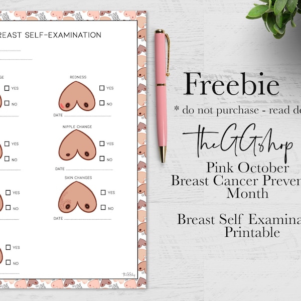 Free Printable Breast Cancer Ribbon - Etsy