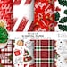 Christmas Digital Papers Christmas Paper Pack Winter Digital - Etsy