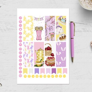 Easter Printable Stickers, Spring Stickers Sheets, Easter Monthly Kit ...