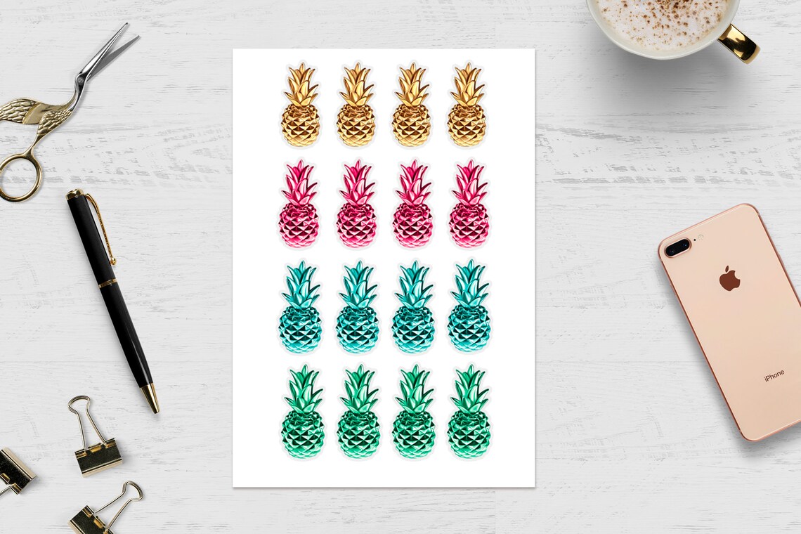 Pineapple Cliparts, Summer Cliparts, Tropical Clipart, Fruit Clipart ...