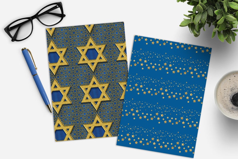 Jewish Paper Pack Dreidel Paper Bar Mitzvah Papers Shavuot - Etsy