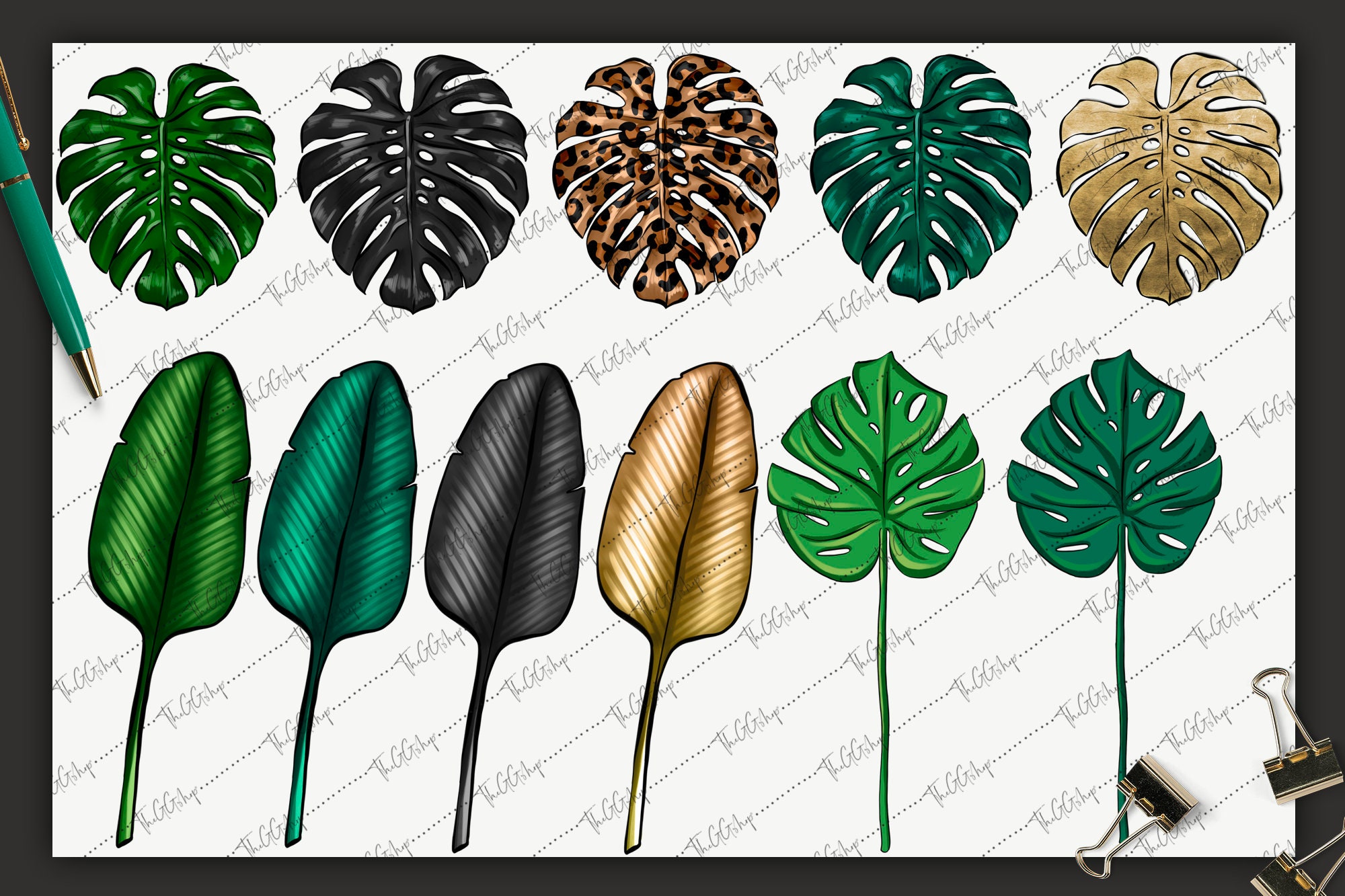 Beach Clipart Boho Clipart Summer Clipart Vacay Clipart - Etsy