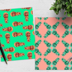 Summer Digital Paper Pack, Pineapple Paper Pack, Tropical Paper Pack ...