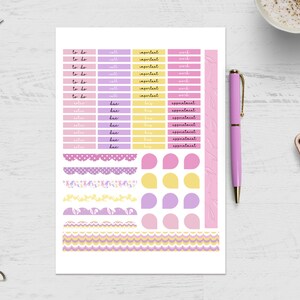 Easter Printable Stickers, Spring Stickers Sheets, Easter Monthly Kit ...