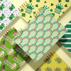 Saint Patrick's Day Paper Pack, St. Patrick Day Digital Paper, Irish ...